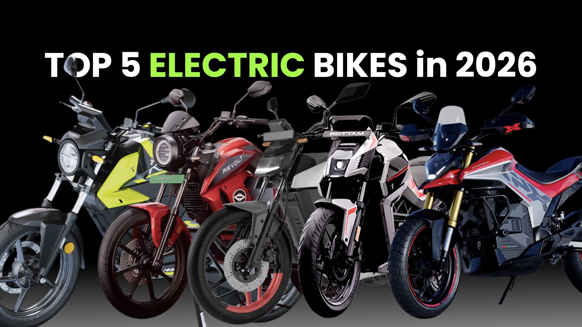 Top 5 Electric Bikes in India 2026: Features, Range, Price & Complete ...